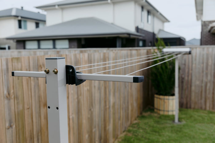 6-Line Retractable Clothesline | Wall-Mounted – Hills Home