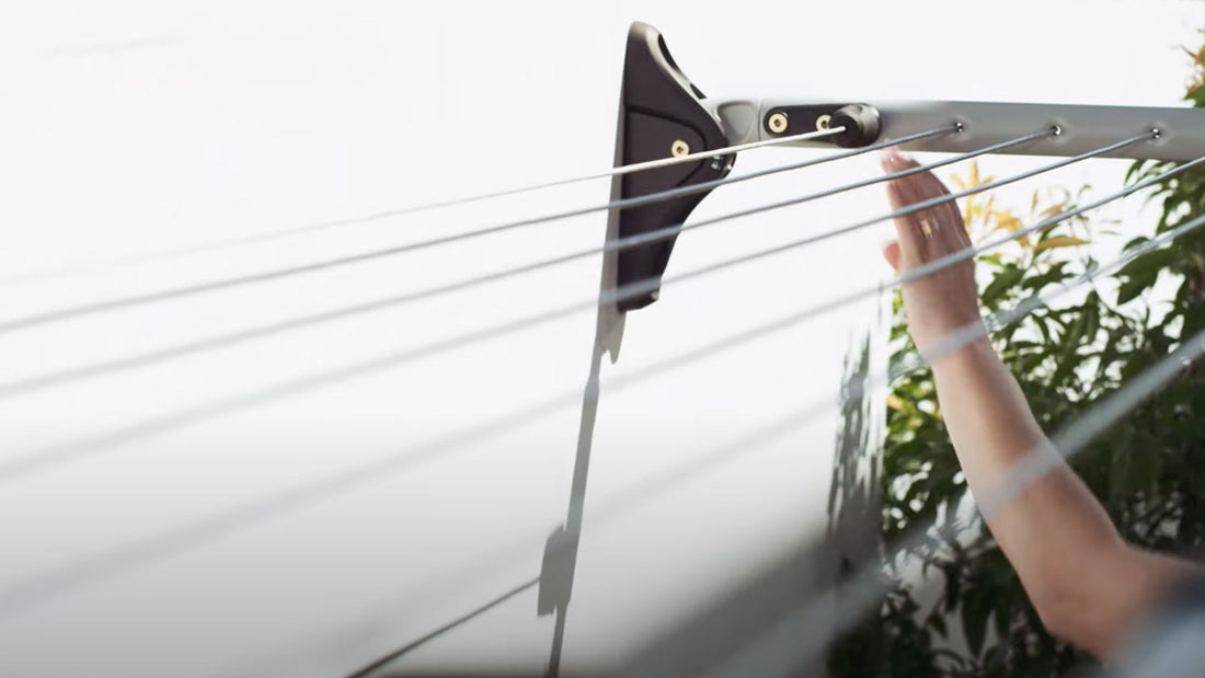 Single Folding Wall-Mounted Clothes Line – Hills Home